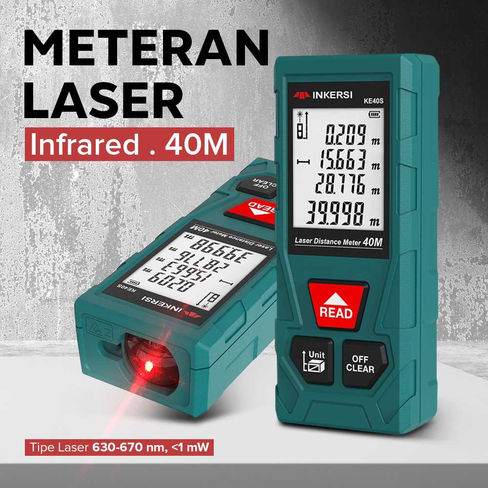 Jual INKERSI Meteran Laser Digital Electronic Accuracy Ruler