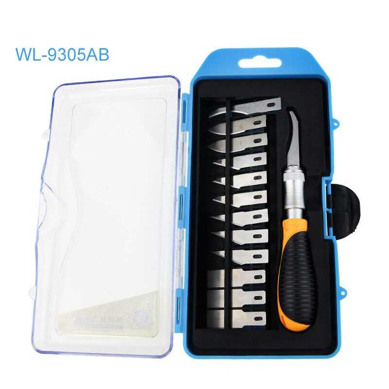 Jual PISAU IC WLXY 9305AB ORIGINAL 13 mata pisau - pisau ukir
