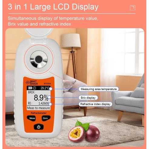 Jual Refractometer Brix Digital Smart Sensor ST335A | Jakmall.com