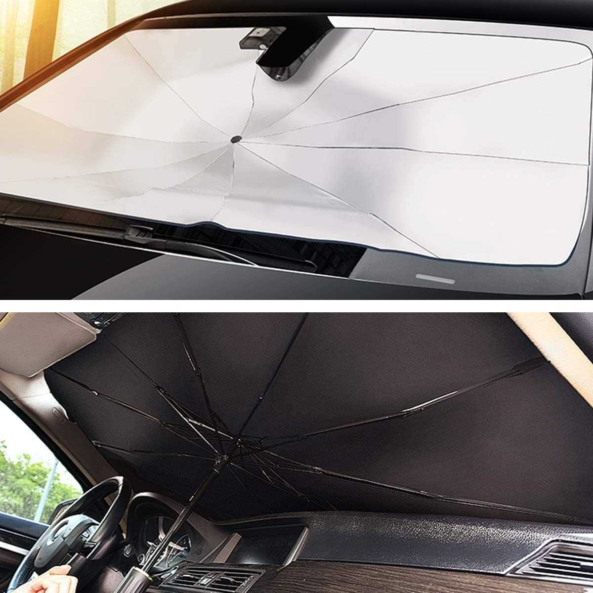 Jual JSS Cover Kaca Mobil Pelindung Matahari UV Silver Coated