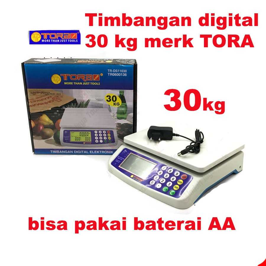 Jual TORA Timbangan Duduk Digital 30 Kg - Digital Scale Warung
