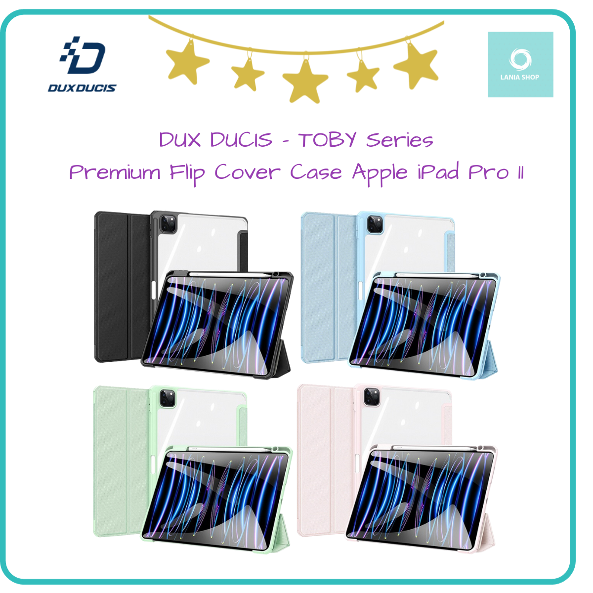Jual DUX DUCIS - TOBY Series - Premium Flip Cover Case Apple