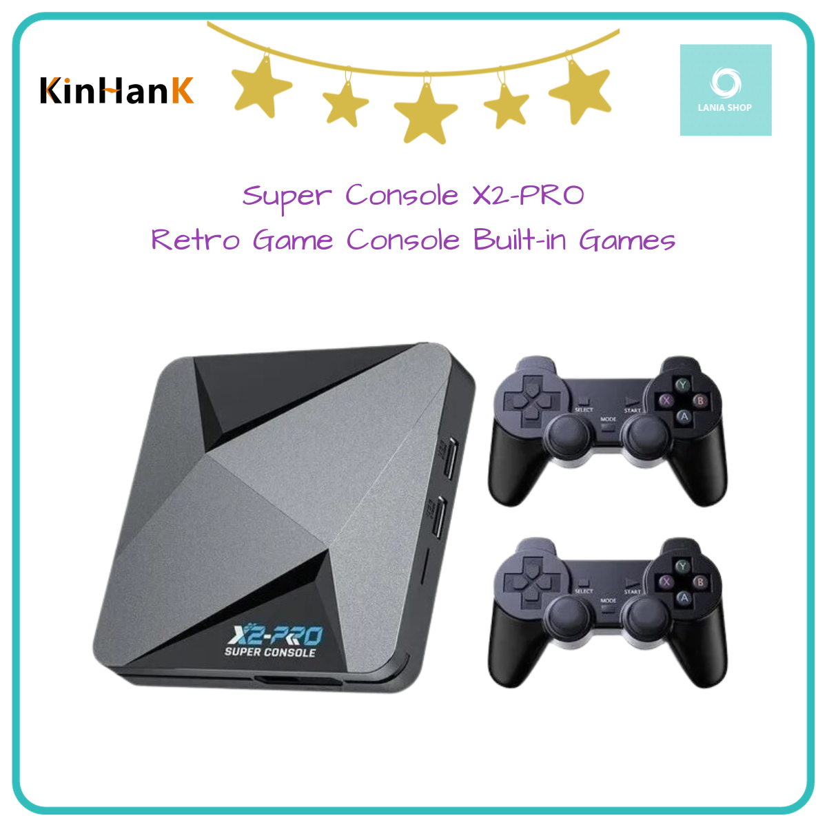 Jual Super Console X2-PRO - Retro Game Console Built-in Games