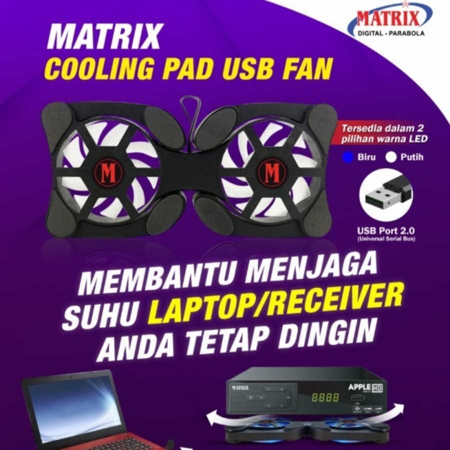 Jual Cooling Pad stb dvbt2 Kipas Pendingin USB Matrix router