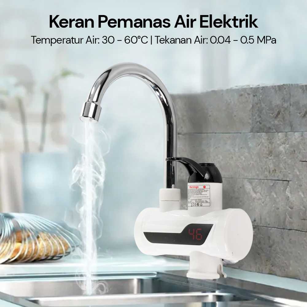 Jual Temmax Keran Pemanas Air Electric Faucet 3rd Generation