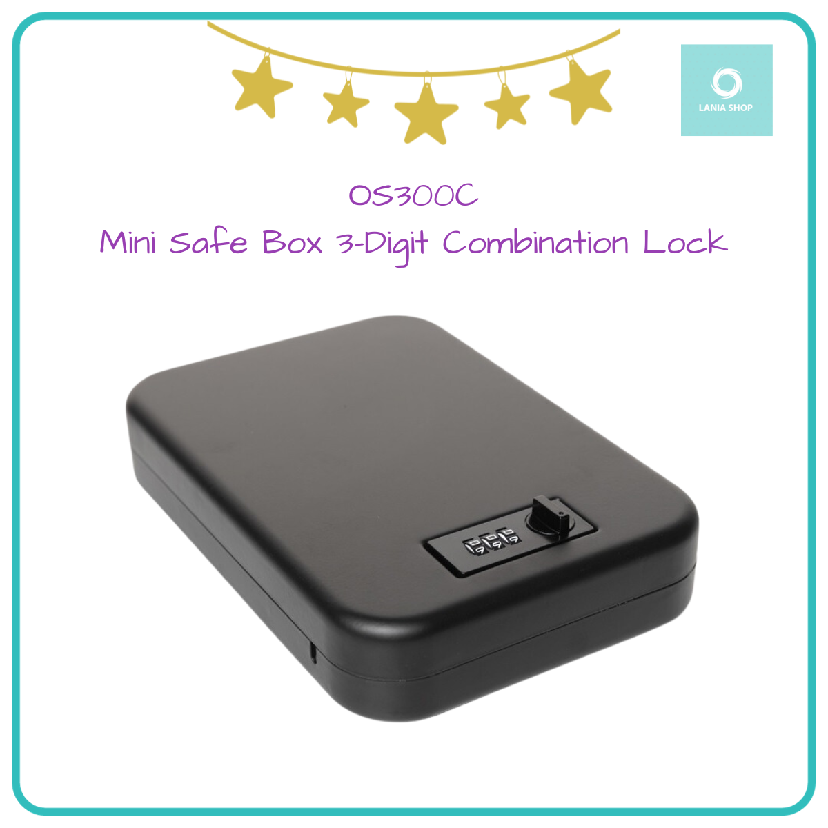 Jual OS300C - Mini Safe Box 3-Digit Combination Lock - Brankas