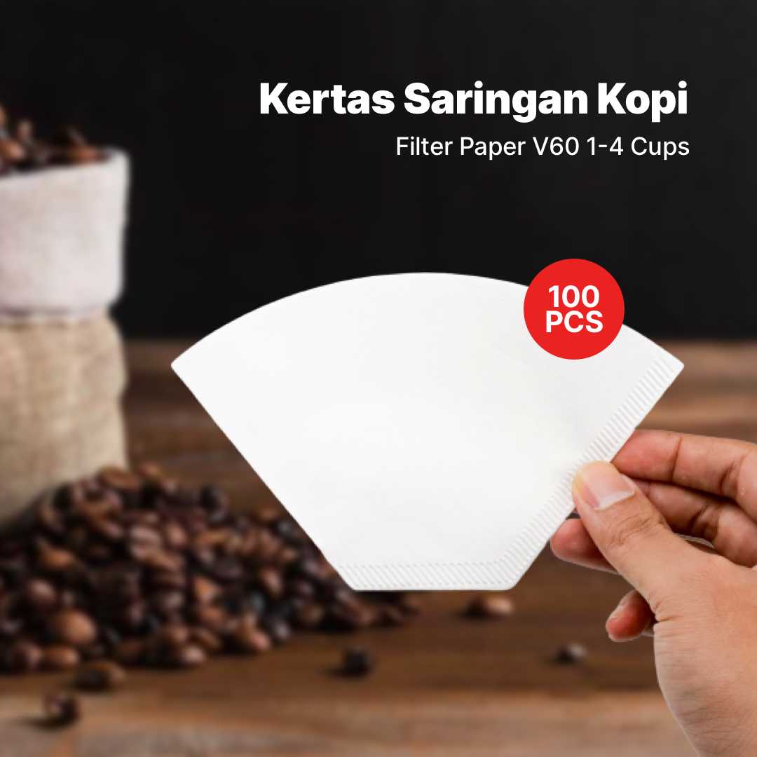 Jual One Two Cups Kertas Saringan Kopi Filter Paper V60 1-4 Cups