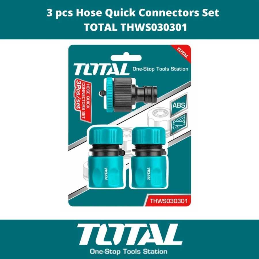 Jual TOTAL SAMBUNGAN SELANG TAMAN / HOSE QUICK CONNECTOR 1/2 INC
