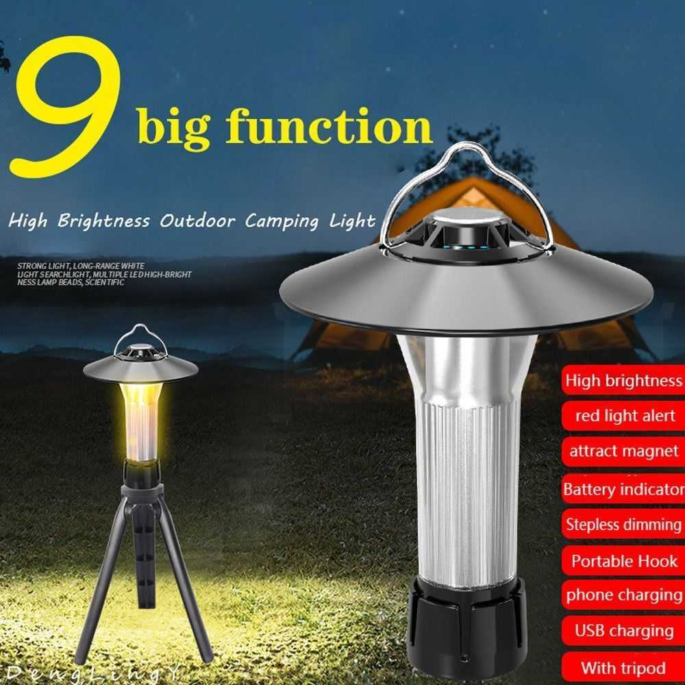 Jual HENGYU Lampu LED Camping Portable 4 Mode Rechargeable