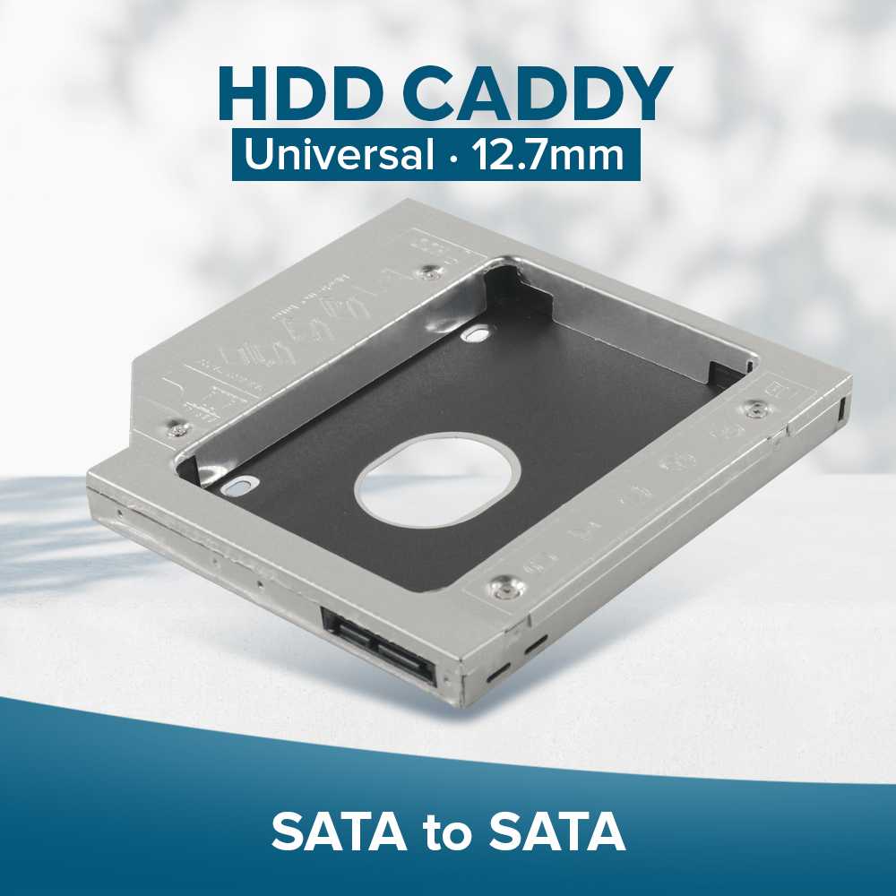Jual Universal 2.5 Inch HDD Caddy 12.7mm SATA to SATA - TSR122