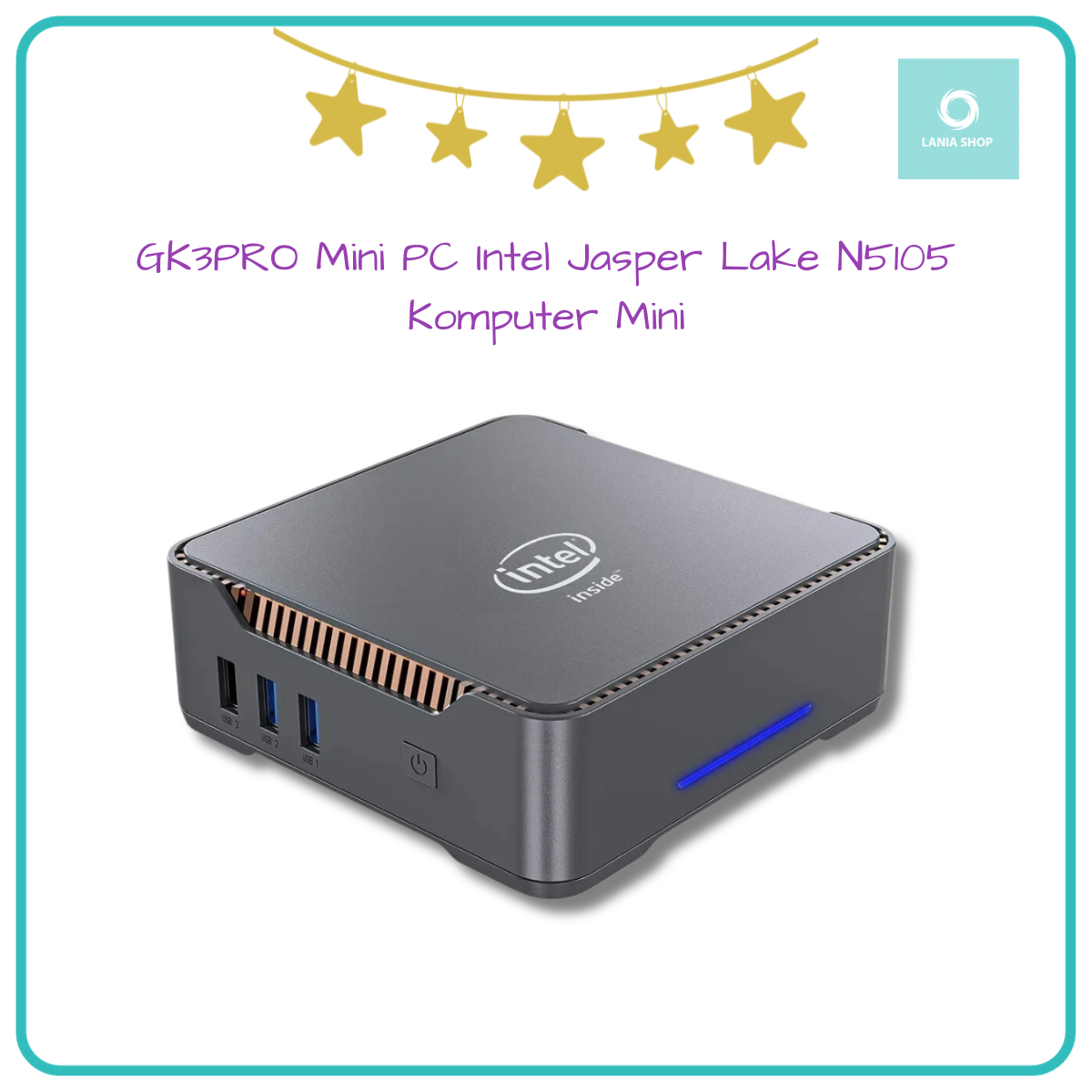 Jual GK3PRO Mini PC Intel Jasper Lake N5105 Komputer Mini