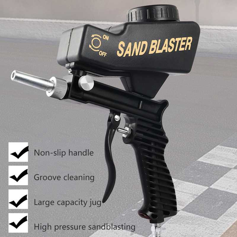 Jual DIZAINLIFE Sand Blaster Gravity Pneumatic Gun Portable 90