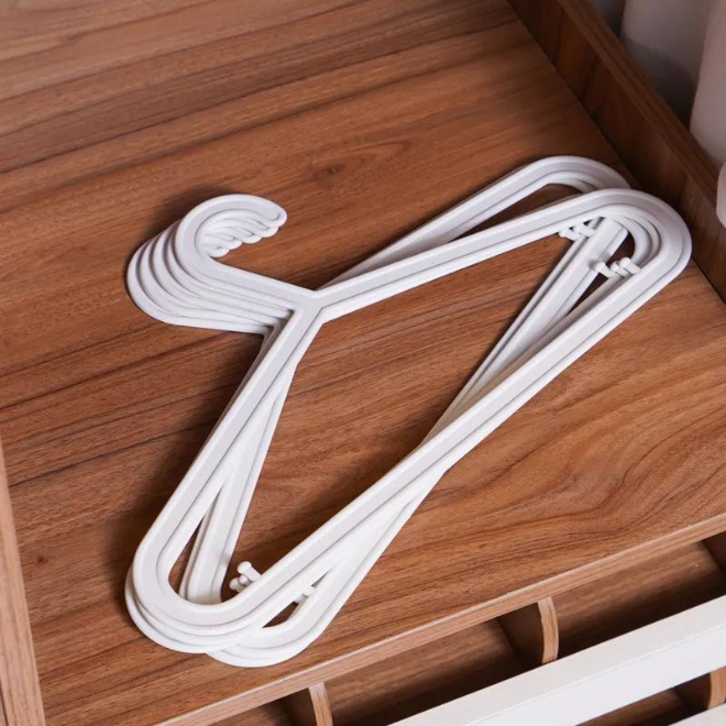 Jual Gantungan Baju Pakaian Dewasa Hanger Plastik 5pcs Lebar