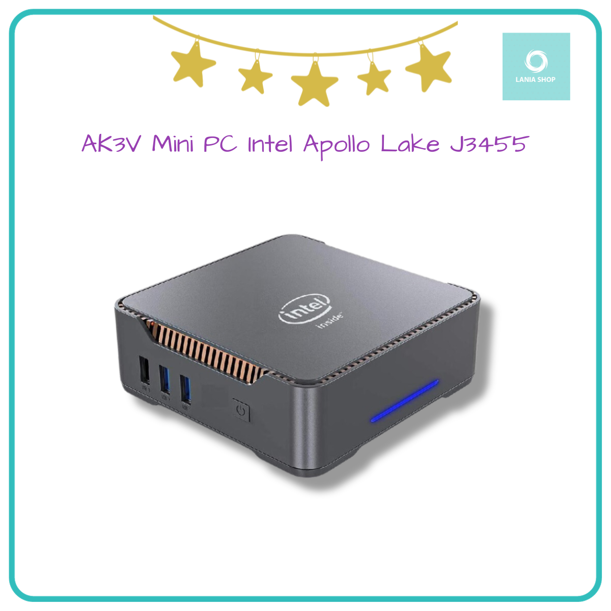 Jual AK3V Mini PC Intel Apollo Lake J3455 - Komputer Mini