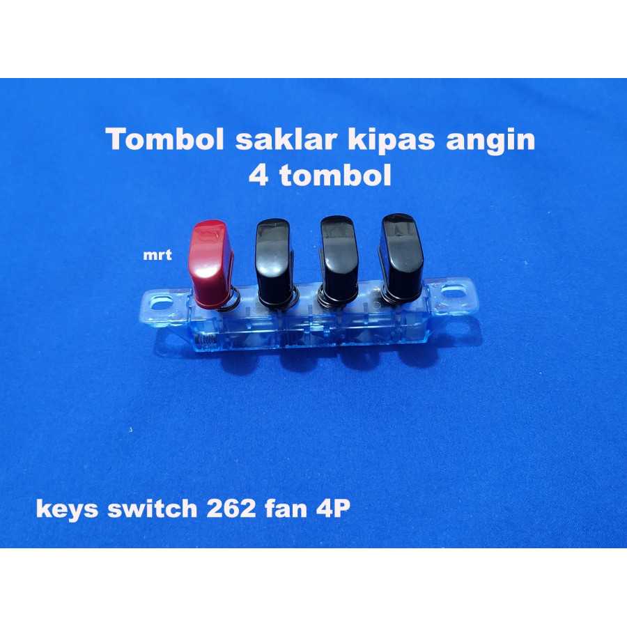 Jual Tombol 4 Saklar / Switch Kipas Angin Universal 3 Speed keys