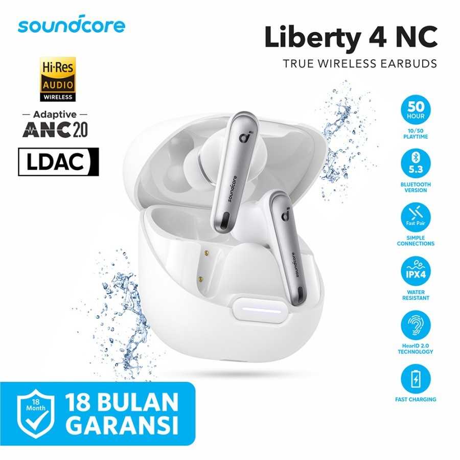 Jual Promo Earphone TWS Anker Soundcore Liberty 4 NC - A3947
