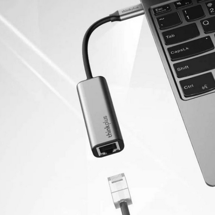 Jual Lenovo Thinkplus USB Type-C ke LAN RJ45 Ethernet Gigabit