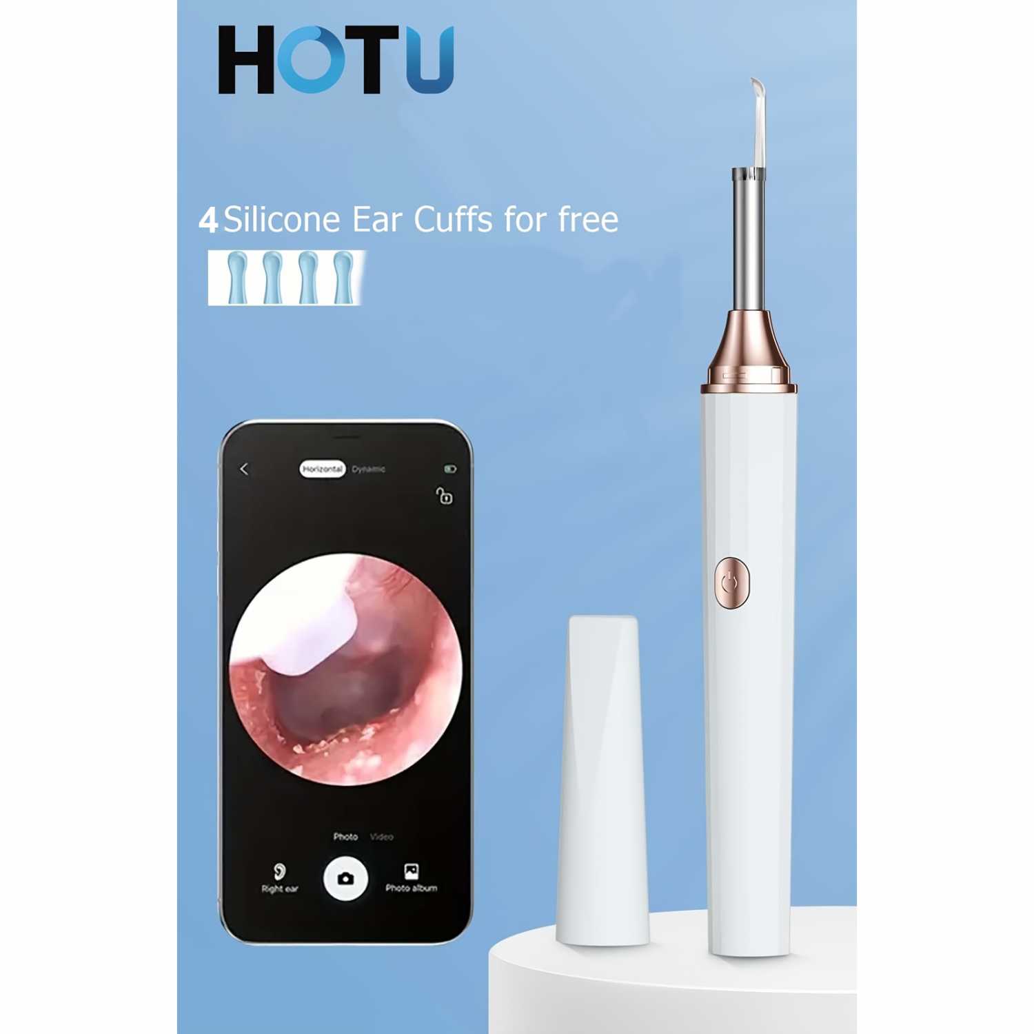 Jual HOTU Kamera Endoskopi Pembersih Telinga Otoskop Endoscope