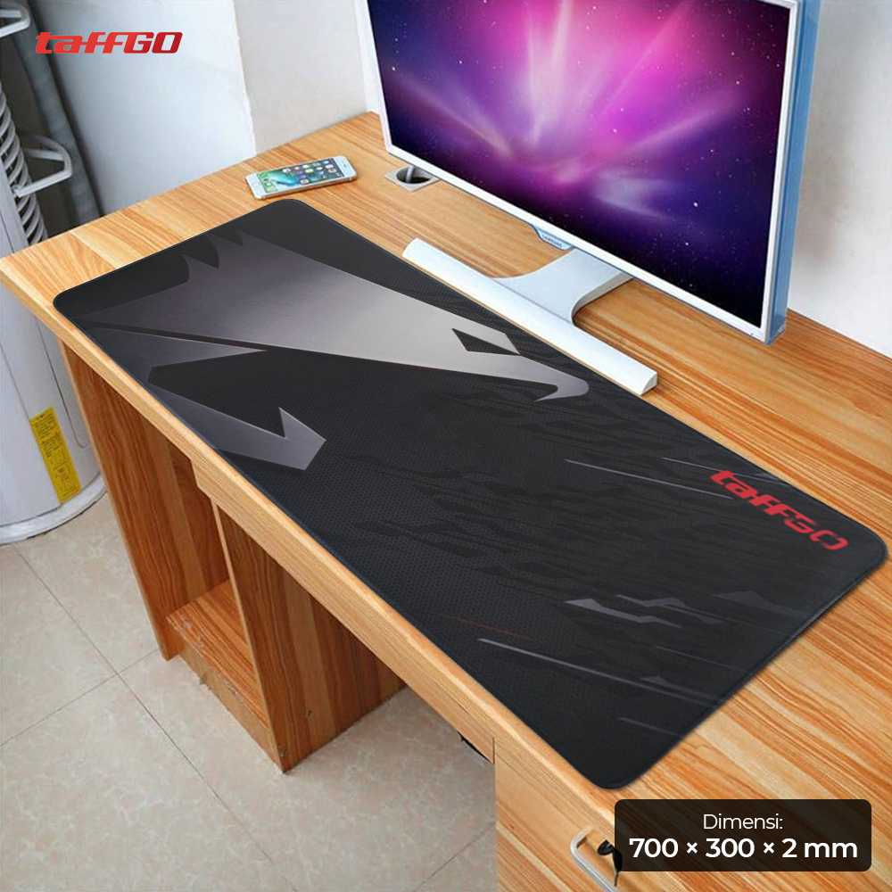 Jual TaffGO Gaming Mouse Pad XL Desk Mat 700x300x2mm - RO40