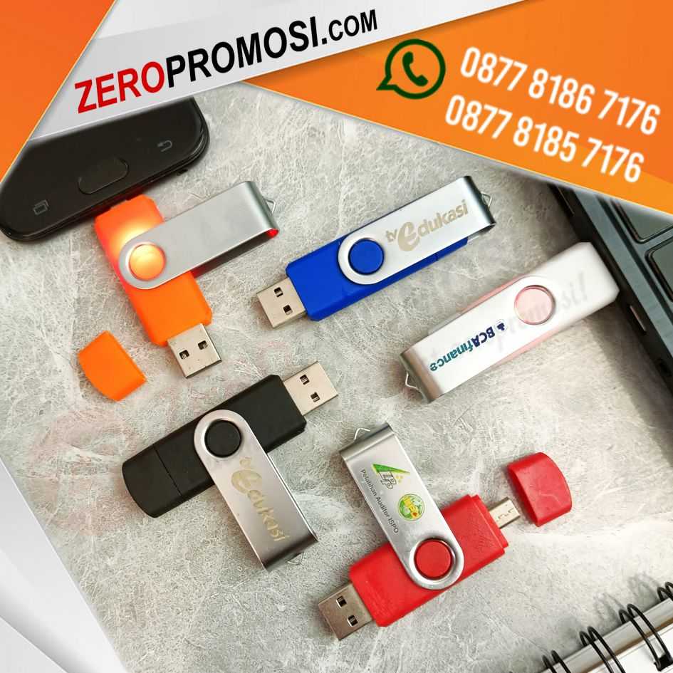 Jual USB Flashdisk OTG Plastik OTGPL01 Custom Murah | Jakmall.com