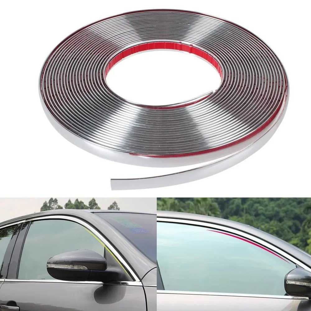 Jual PIN SU Lis Dekorasi Interior Eksterior Mobil Chrome Strip