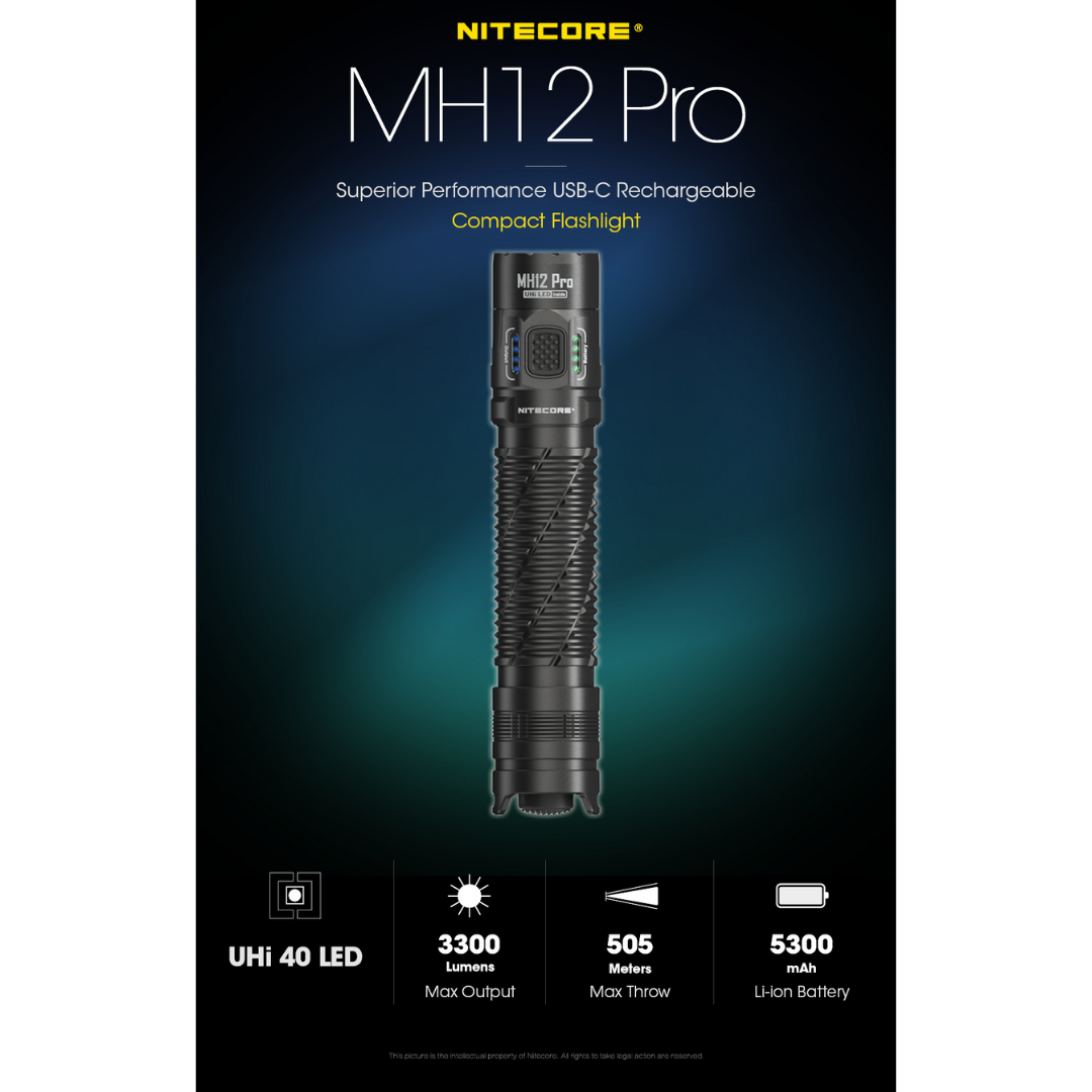 Jual NITECORE Senter LED Flashlight Tactical NiteLab UHi 40