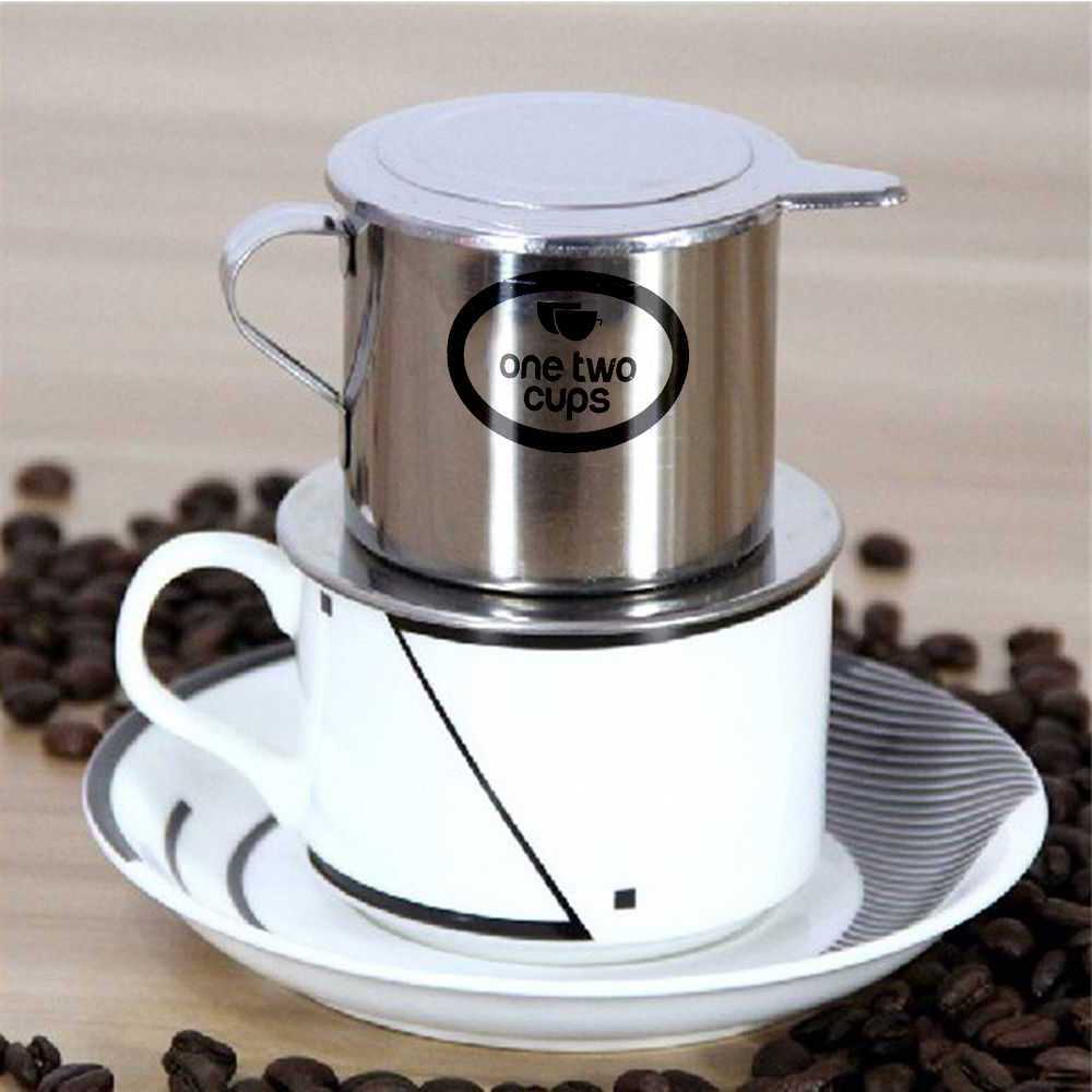 Jual One Two Cups Vietnam Drip Coffee Filter Pot Saringan Kopi
