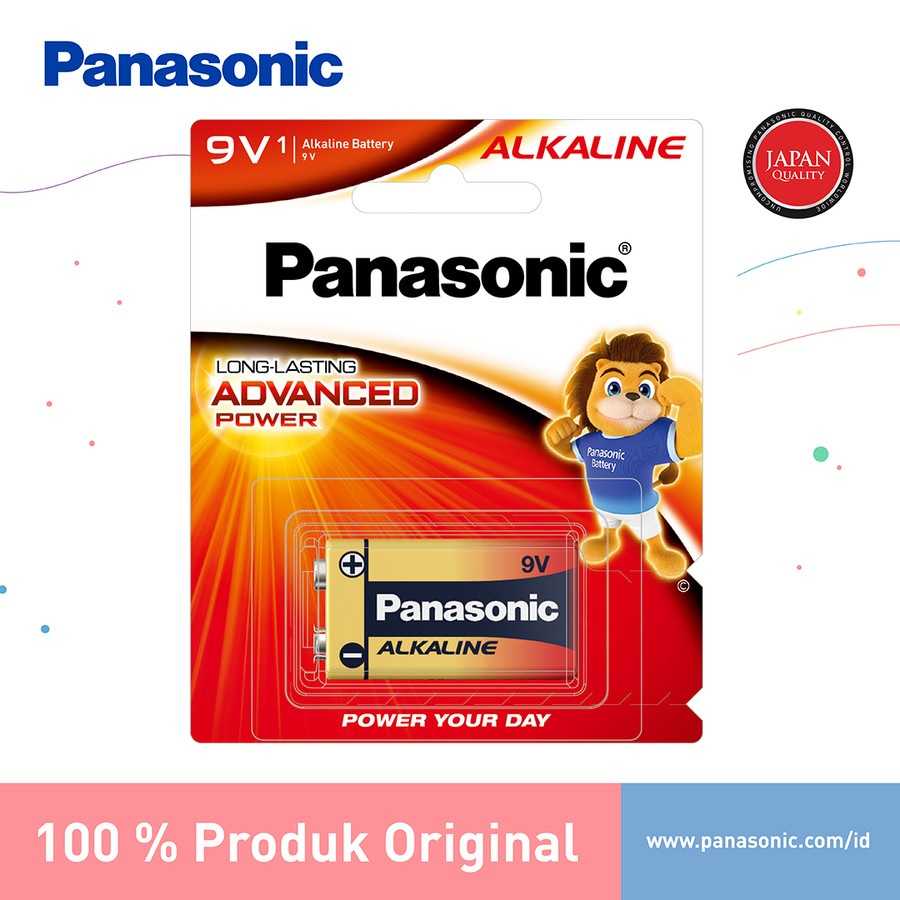 Jual Panasonic Baterai Kotak Alkaline 9V Panasonic Alkaline