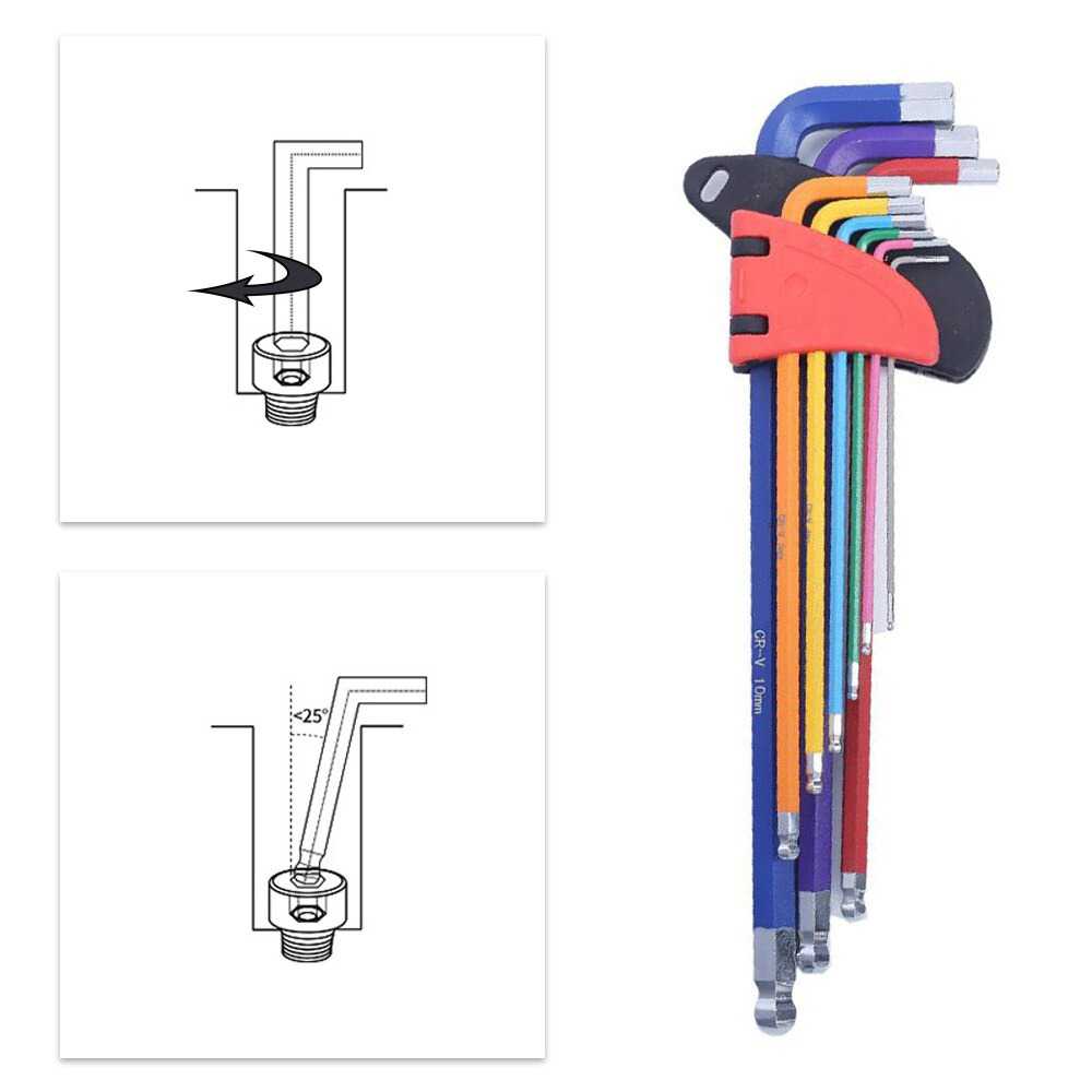 Jual YL Tools Kunci L Hex Key Wrench Metal Hexagonal Screwdriver