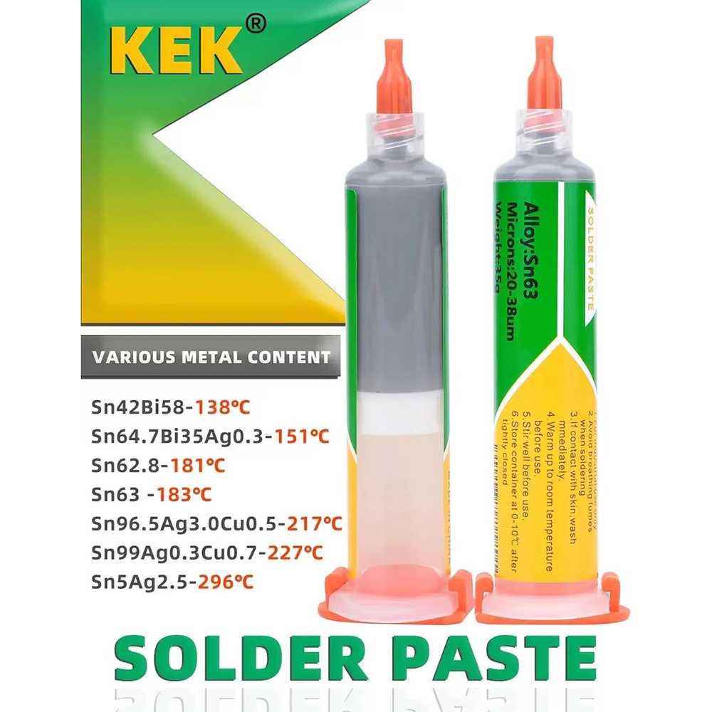 Jual KEK Pasta Timah Solder Cartridge Lead Free 183 Celcius