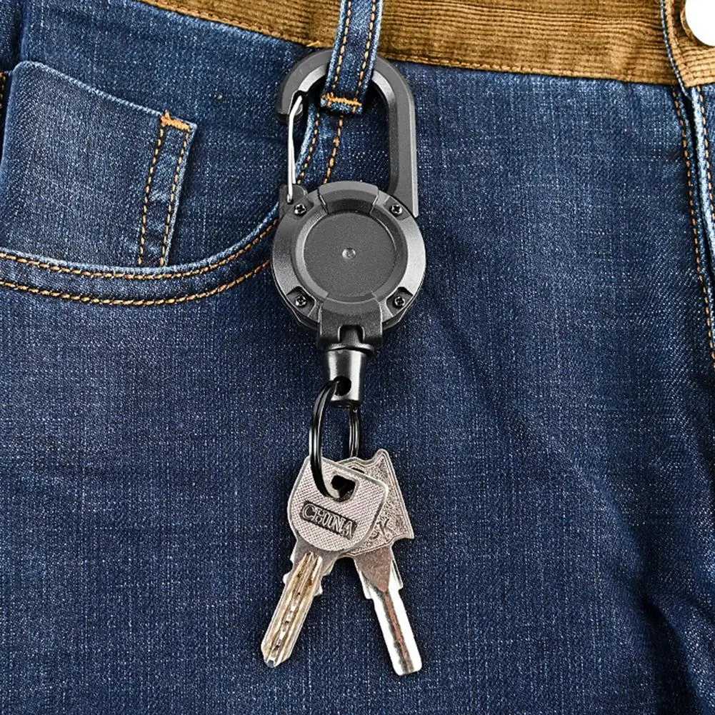 Jual FXM Karabiner Gantungan Kunci Wire Puller Keychain ID