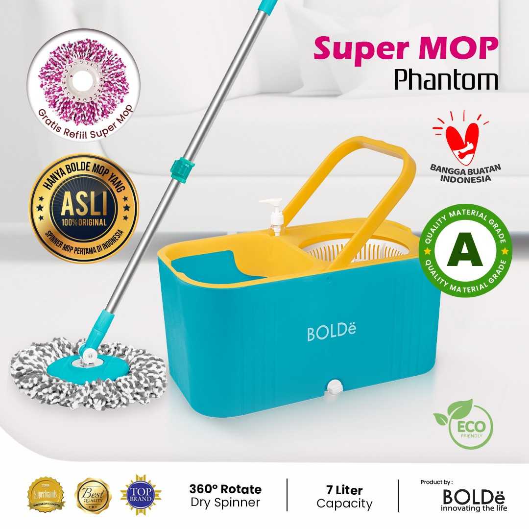 Jual BOLDe Super MOP Phantom 7L(alat pel otomatis) | Jakmall.com