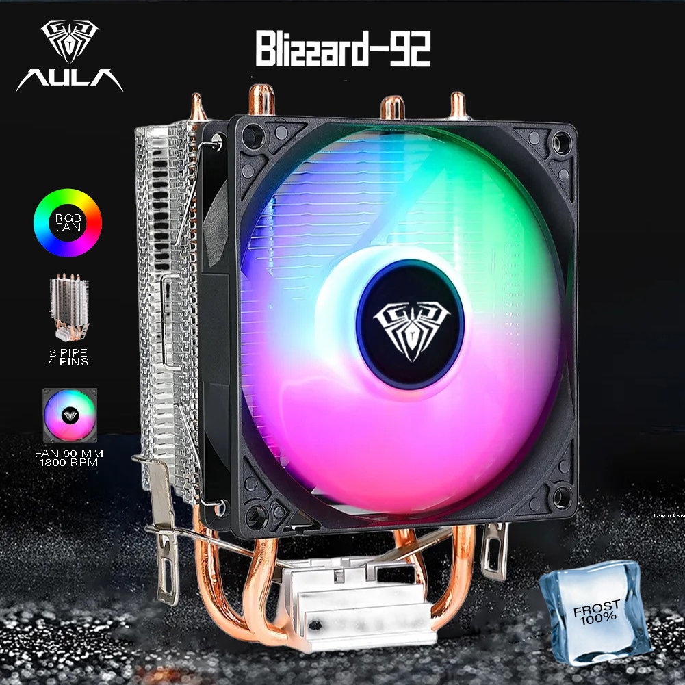 Jual AULA BLIZZARD FAN RGB CPU COOLER HEATSINK COOLING INTEL/AMD