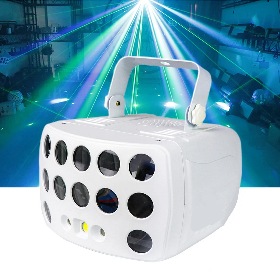 Jual Lampu Sorot LED Spotlight Laser 12 Patterns DMX 512 36W