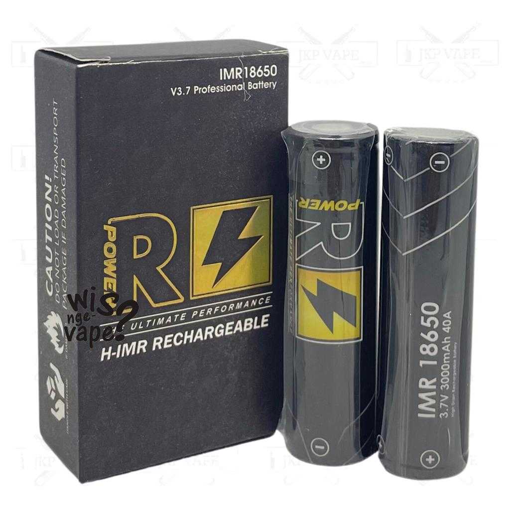 Jual Battery R Power Black IMR 18650 3000mAh 40A Authentic