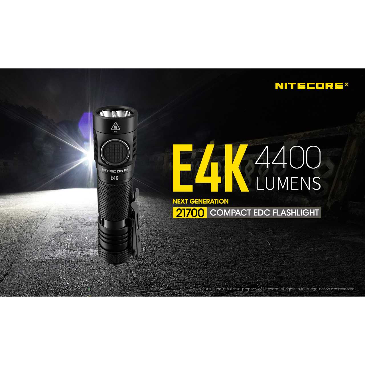 Jual NITECORE Senter LED 4xCREE XP-L2 V6 4400 Lumens - E4K