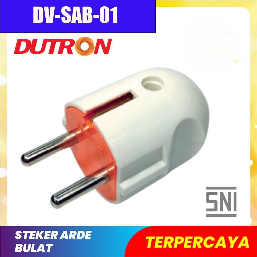 Jual DUTRON DV-SAB-01 Steker Arde Bulat / Colokan Listrik Pin