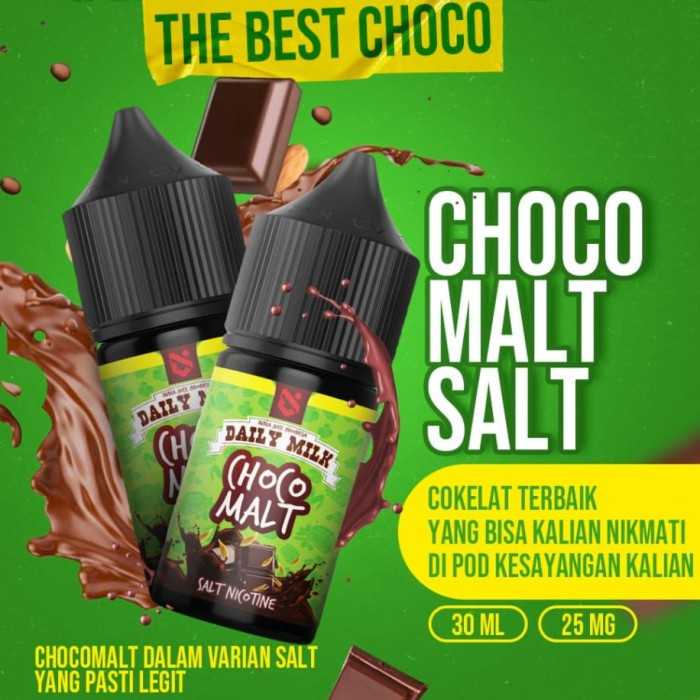 Jual Daily Milk 30ml - Choco Malt, Savory Biscuit Saltnic Liquid