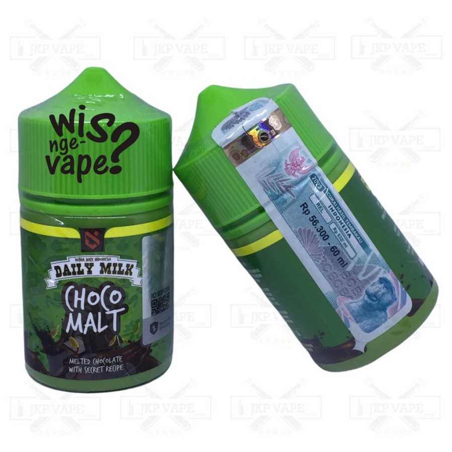 Jual Daily Milk 60ml - Choco Malt, Savory Biscuit Liquid By DJI