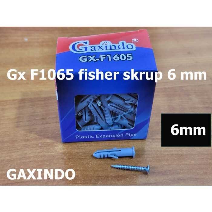 Jual Baut 6mm + Fisher S6 SET Gaxindo GX-F1605 plastik expansion