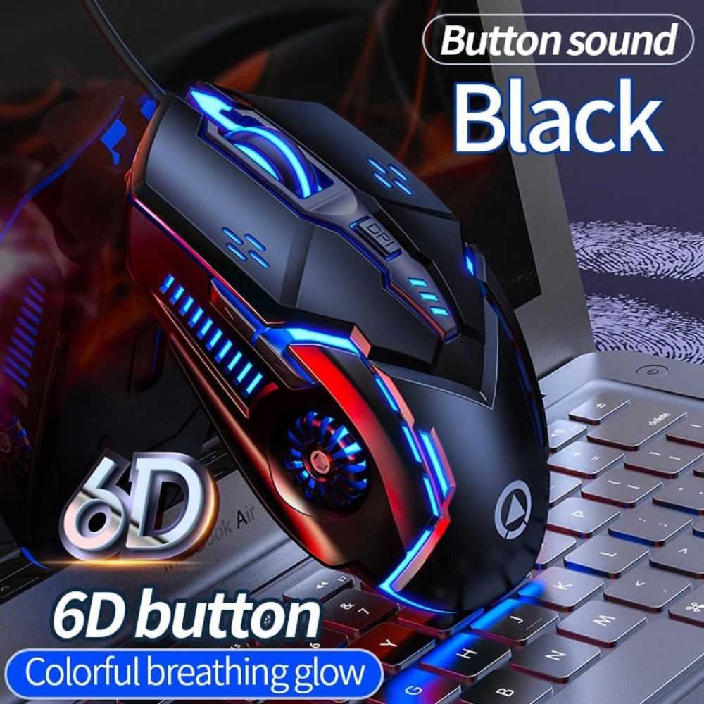 Jual YINDIAO Mouse Gaming LED RGB Wired 6 Key 3600 DPI - G5