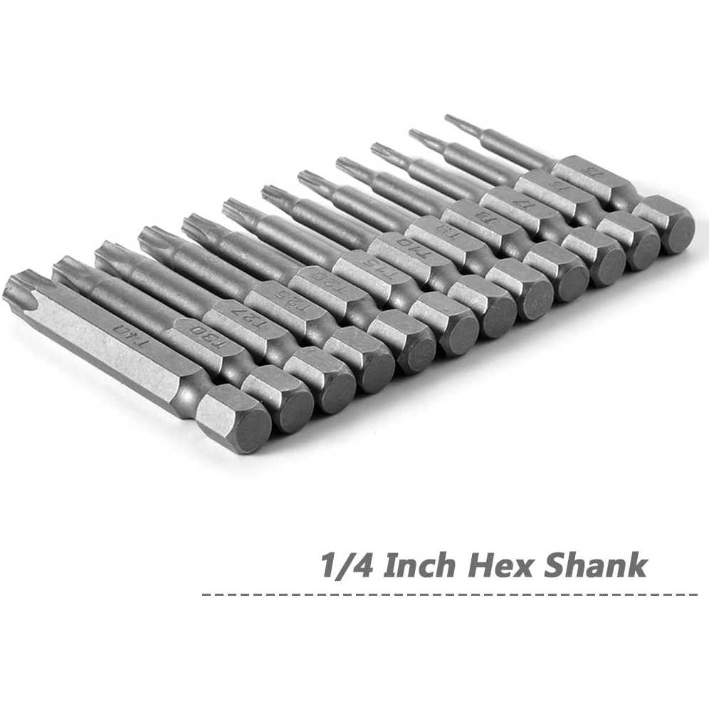 Jual Mesee Kepala Obeng Torx Head Screwdriver Bits Set 1/4 Inch