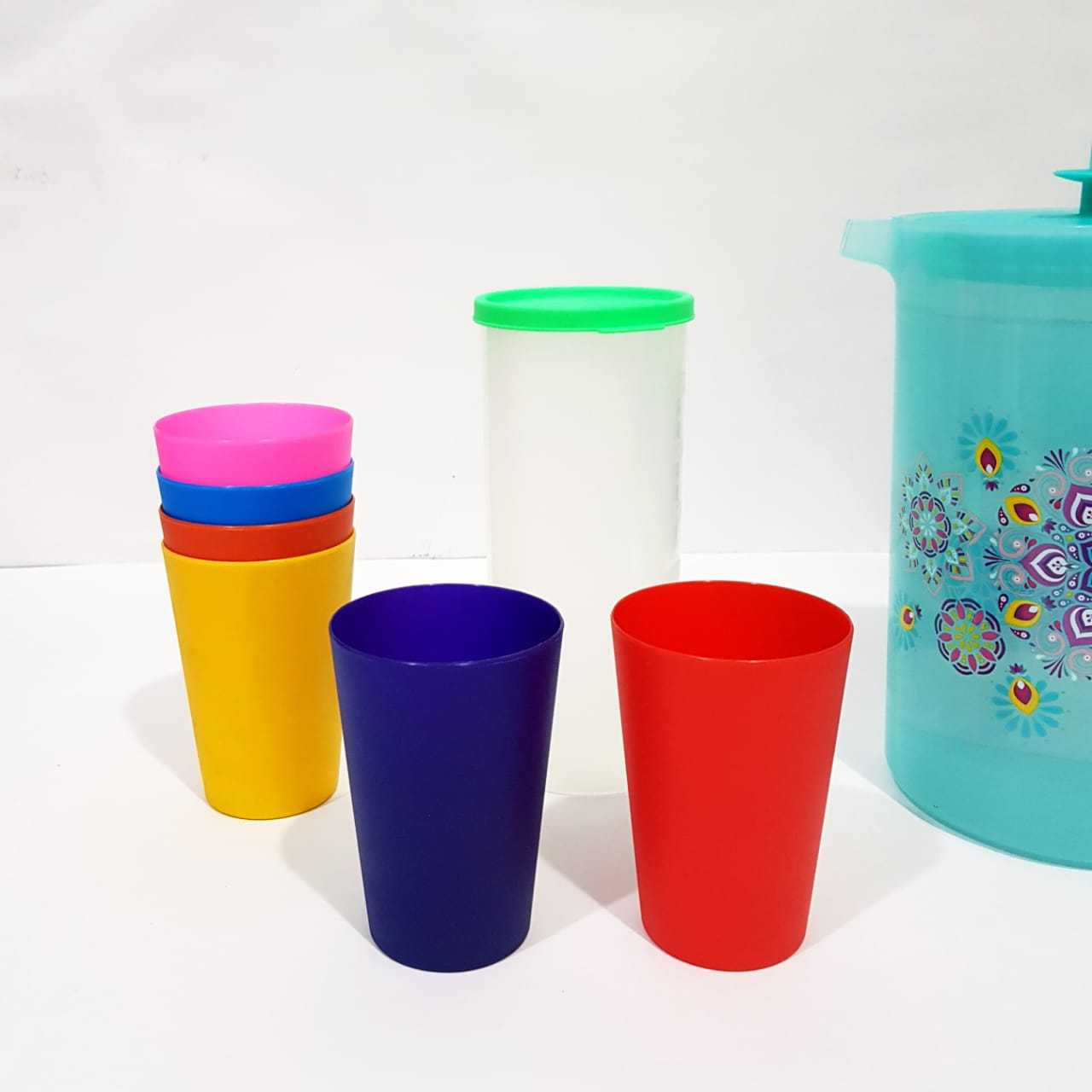 Jual Gelas Plastik Rainbow Picnic Cup Set | Jakmall.com