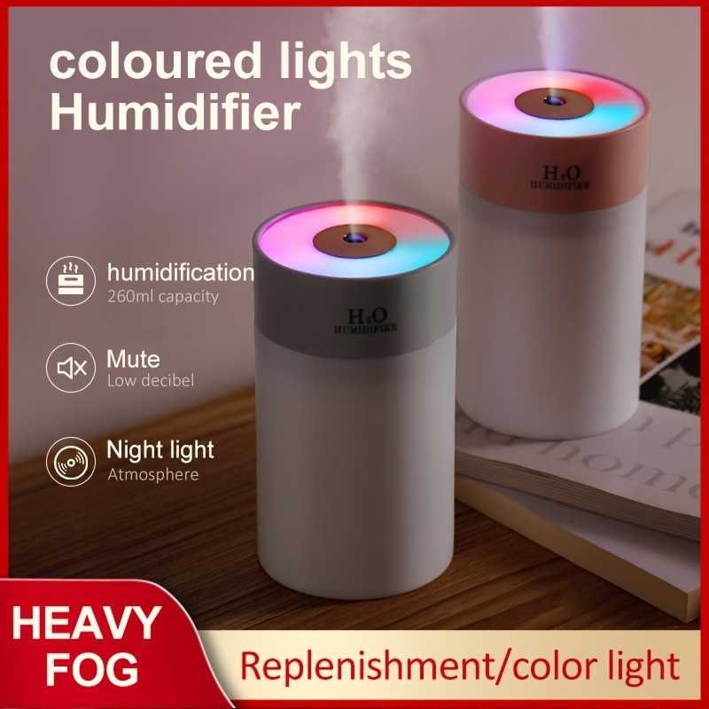 Jual Weaver Air Humidifier Pelembap Udara dengan Lampu RGB 260ml