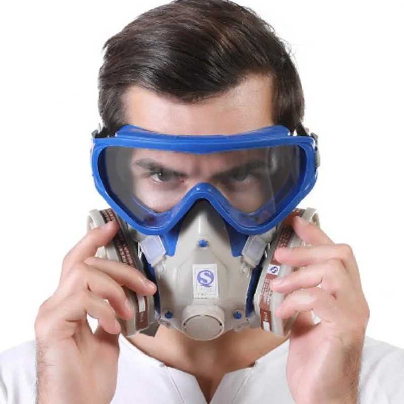 Jual SJL Masker Gas Respirator Full Face with Activated Carbon