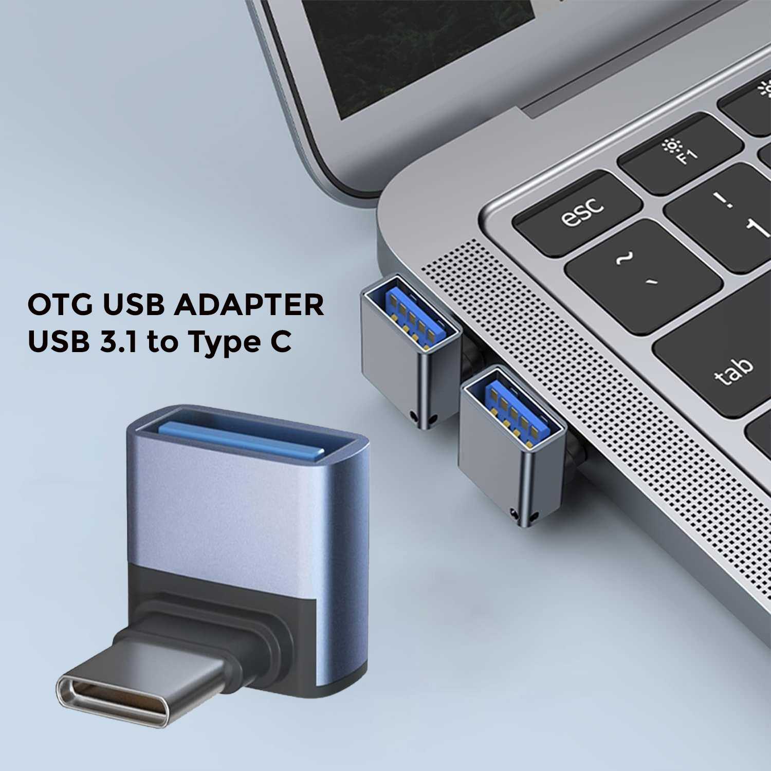 Jual SUPT OTG USB 3.1 to Type C Elbow High Speed Adapter | Jakmall.com