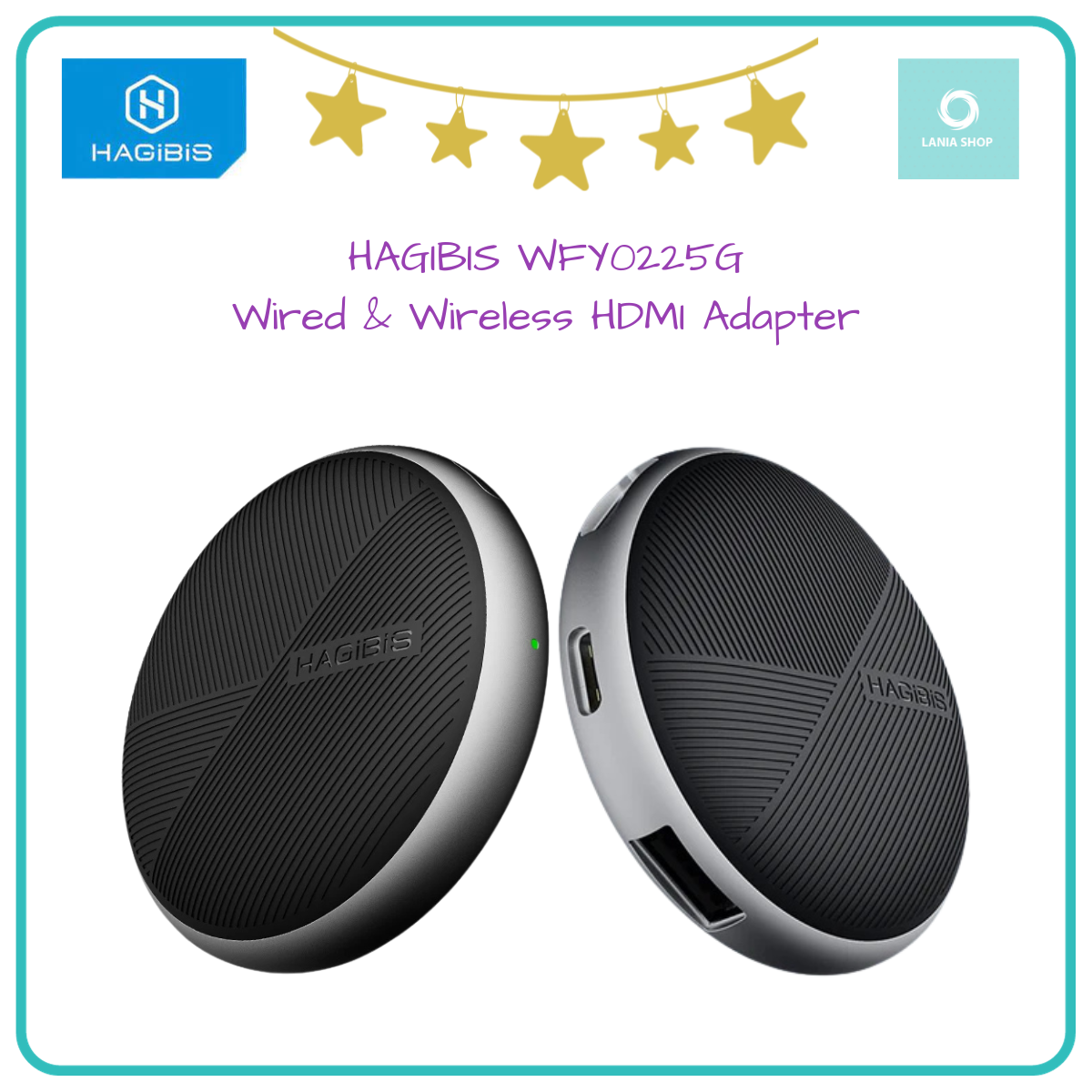 Jual HAGIBIS WFY0225G - Wired & Wireless HDMI Adapter - Support