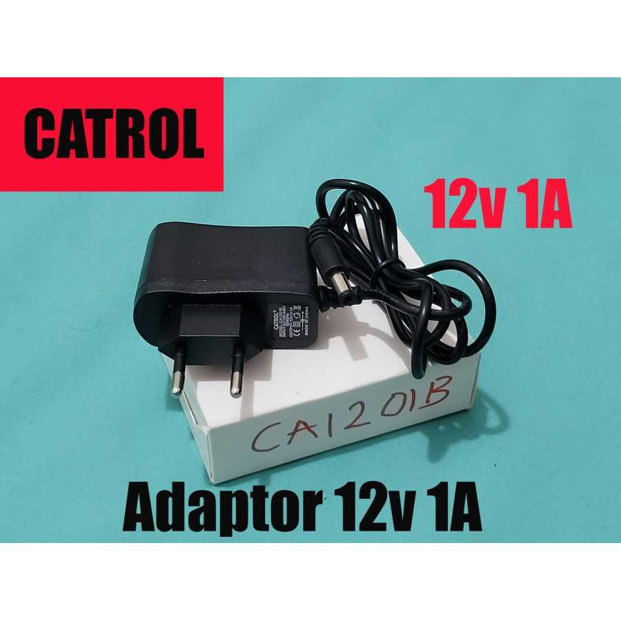 Jual adaptor 12v 1a catrol 12 v 1 a power supply | Jakmall.com