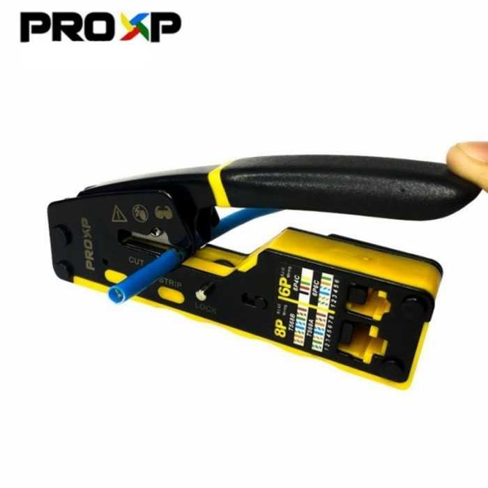 Jual PROXP CTZS2-06 Crimping Tools RJ45 UTP Cat5e Cat6 RJ11 RJ12
