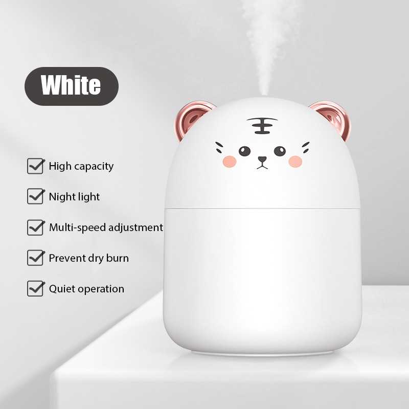 Jual Mengchong Air Humidifier Pelembab Udara RGB Lamp Cute Tiger